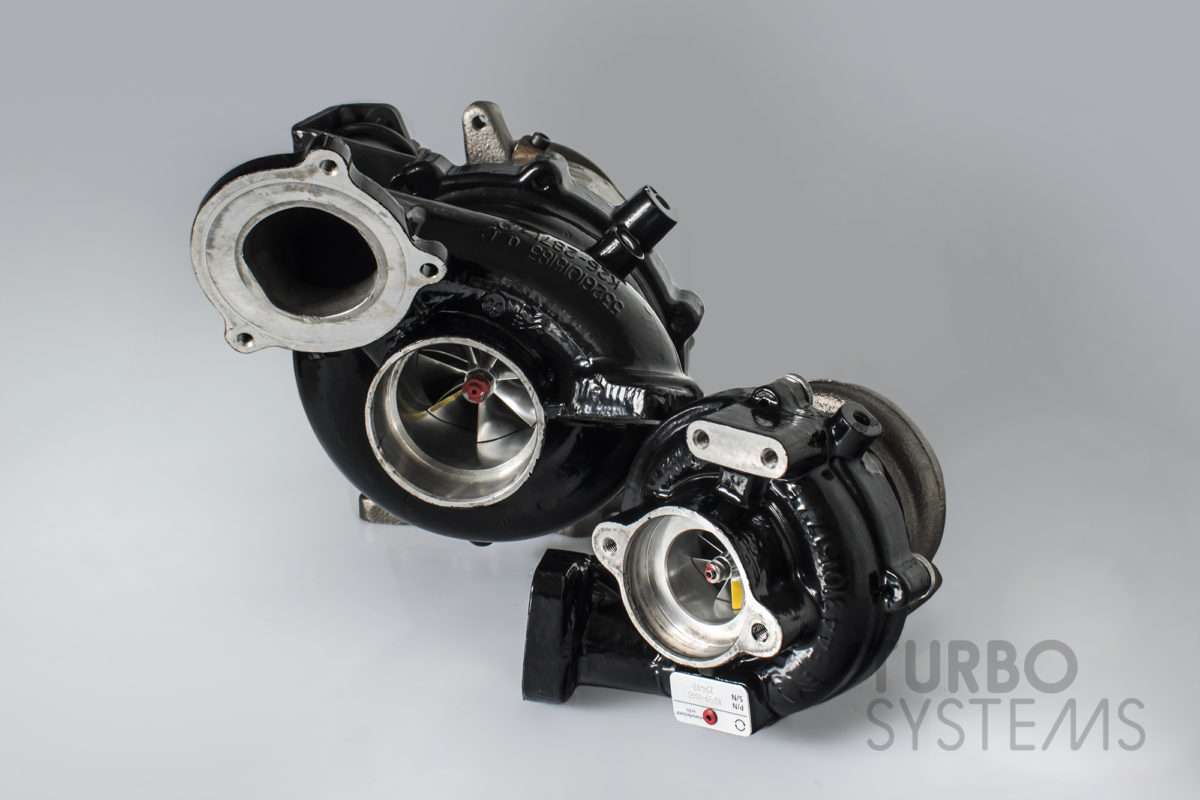 Turbosystems 500hp turbo upgrade for BMW M57 335d, 535d, 635d, X3 X5 X6 ...