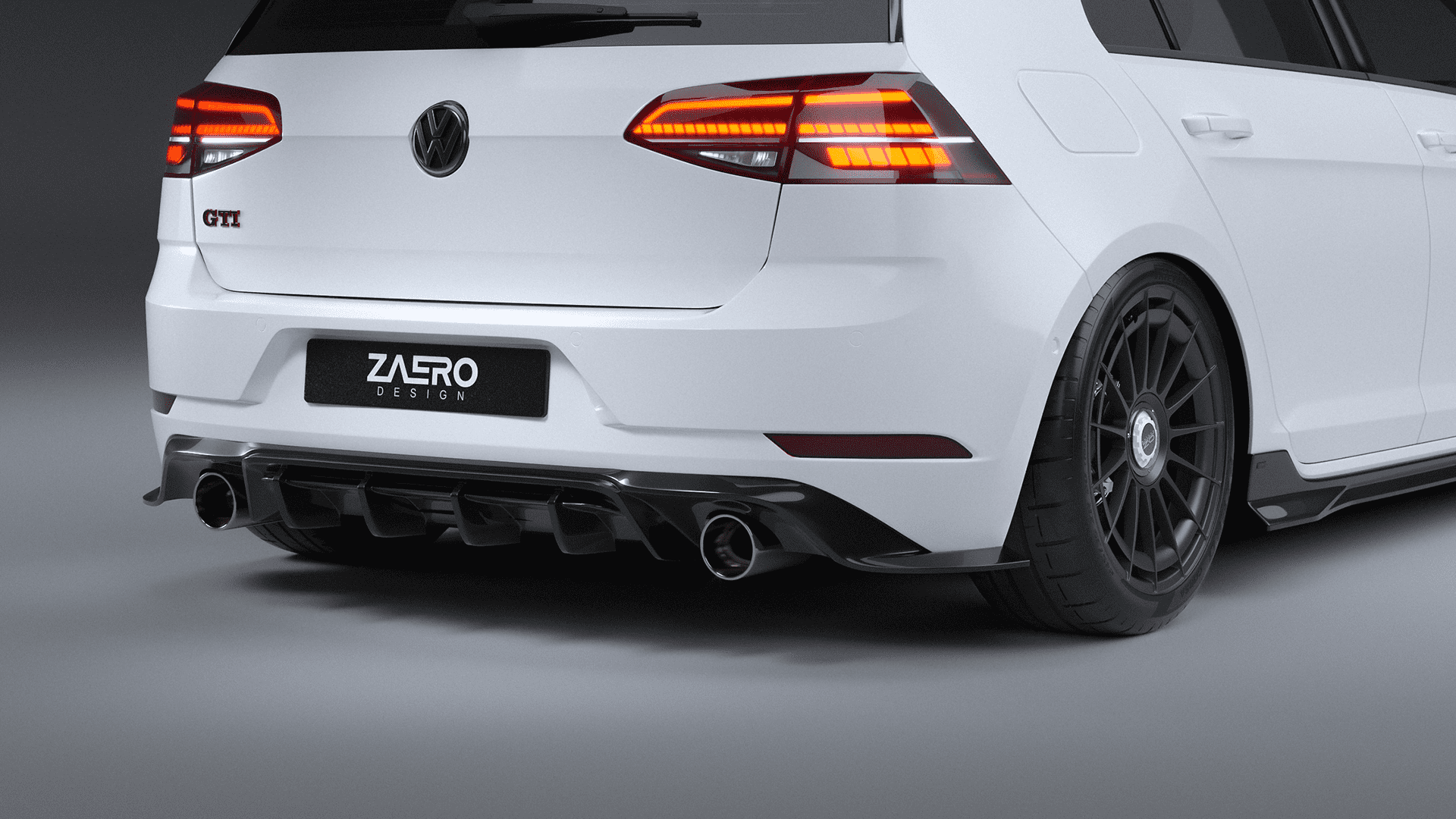Volkswagen Golf MK7.5 GTI, Zaero Design EVO-1 rear diffuser - Futurez