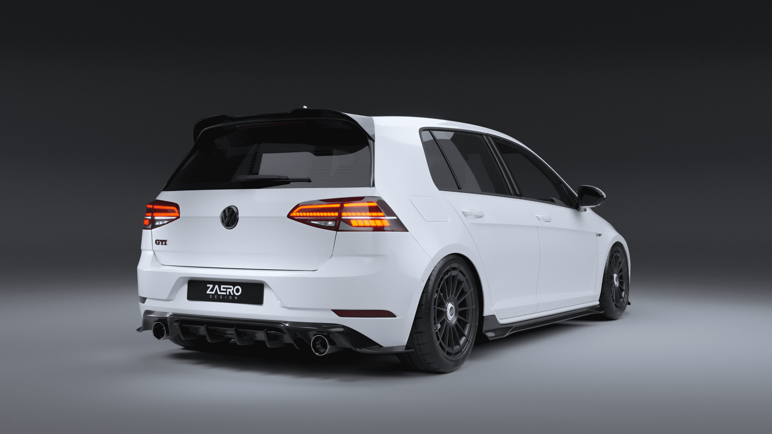 Volkswagen Golf MK7.5 GTI, Zaero Design EVO-1 rear diffuser - Futurez