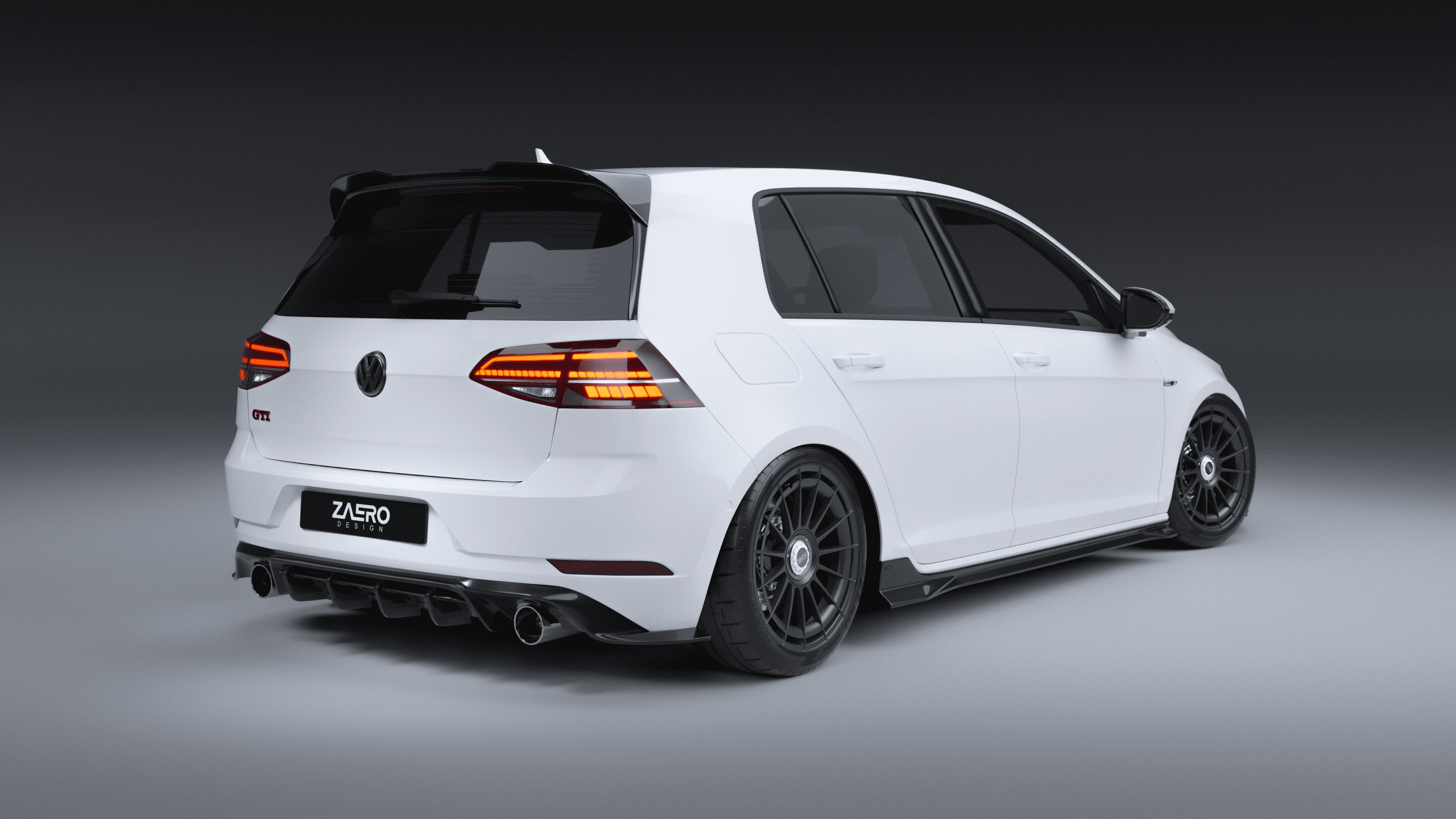 Volkswagen Golf MK7.5 GTI, Zaero Design EVO-1 rear diffuser - Futurez