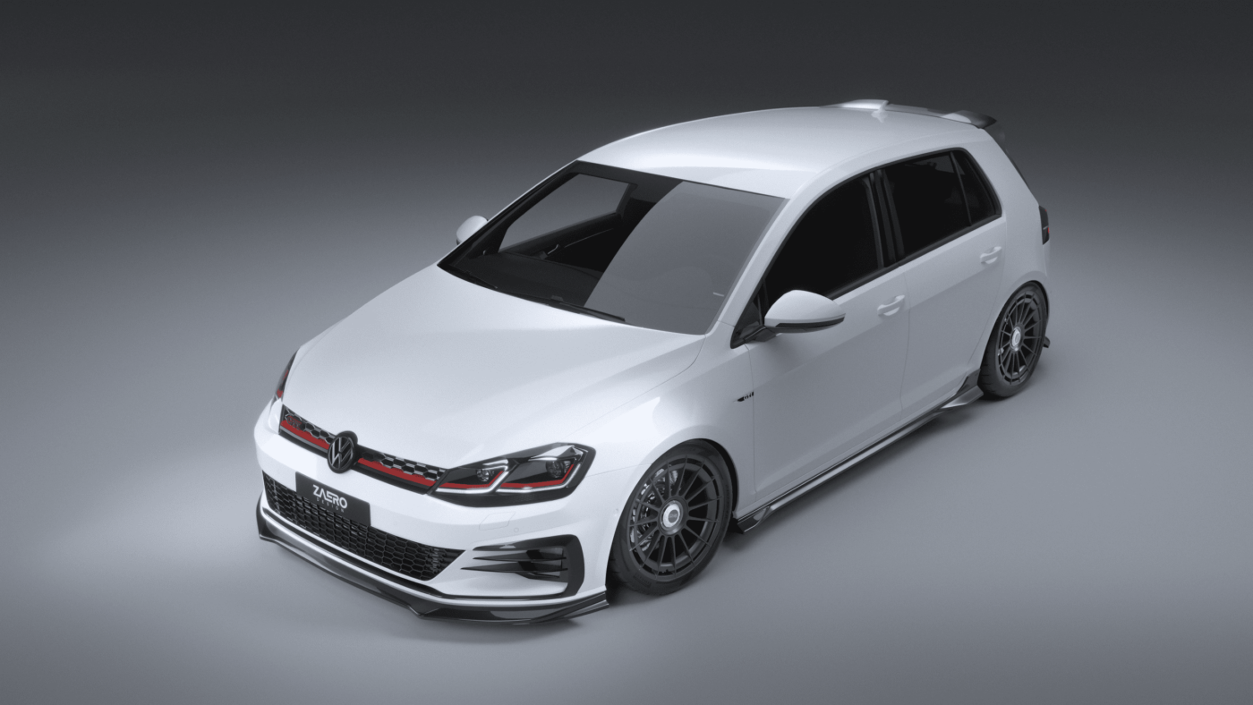 Volkswagen Golf MK7 / MK7.5, Zaero Design EVO-1 side skirt set - Futurez