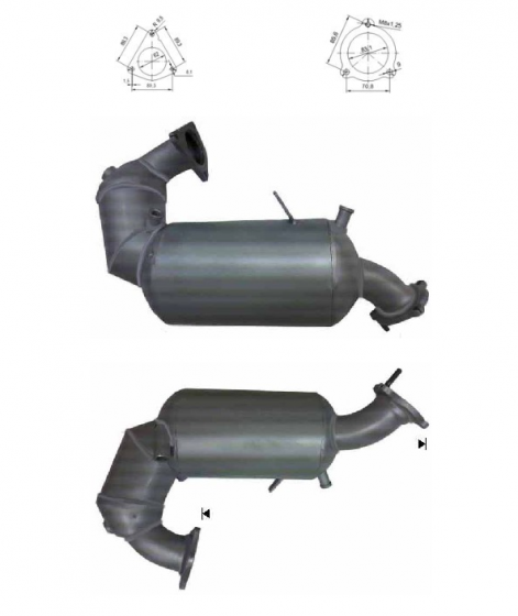 AUDI DPF particle filter A4 / A5 B8 3.0TDI CCWA/CAPA - Futurez