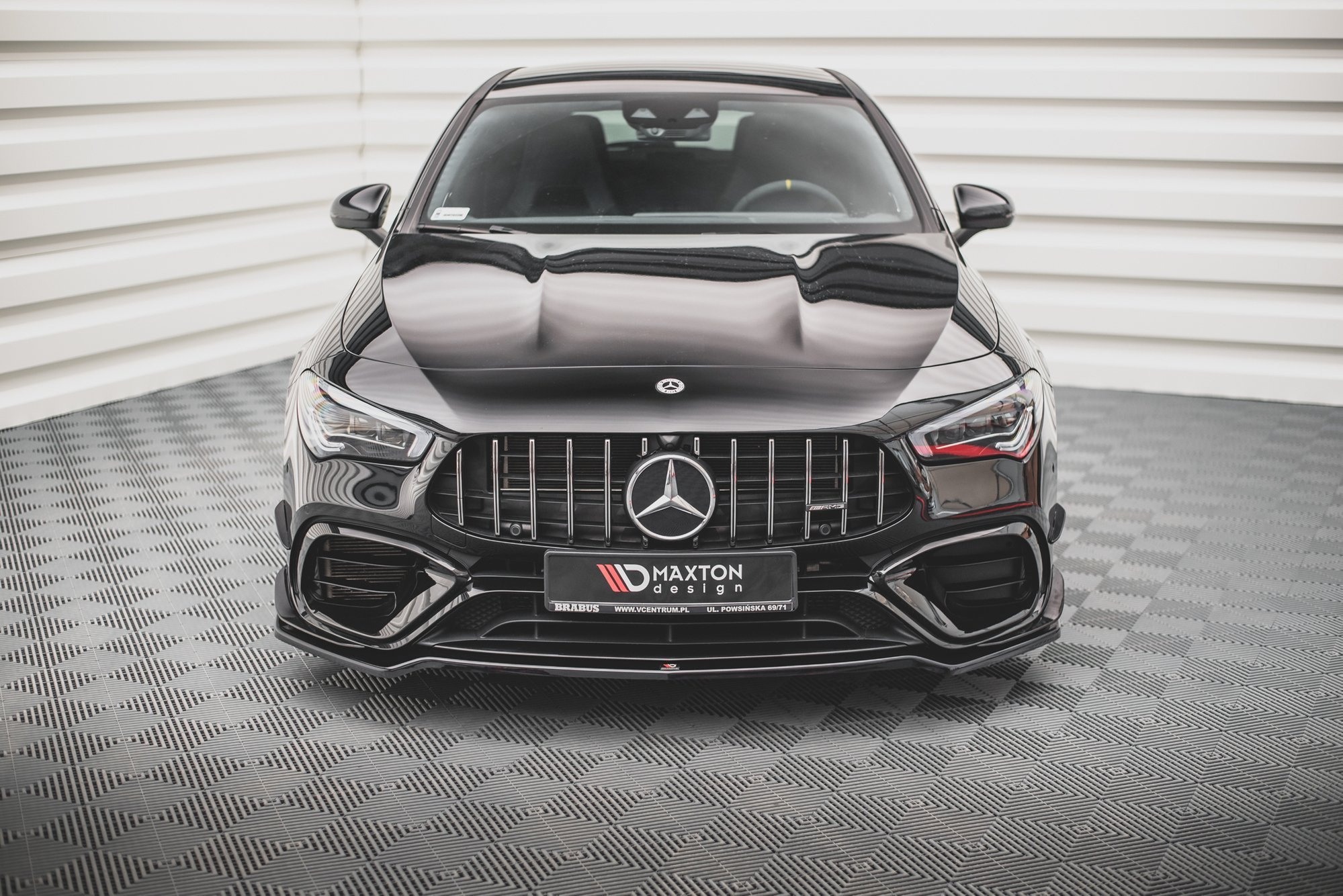 Front Splitter (V1) Mercedes-AMG CLA 45 Aero C118, Maxton - Futurez