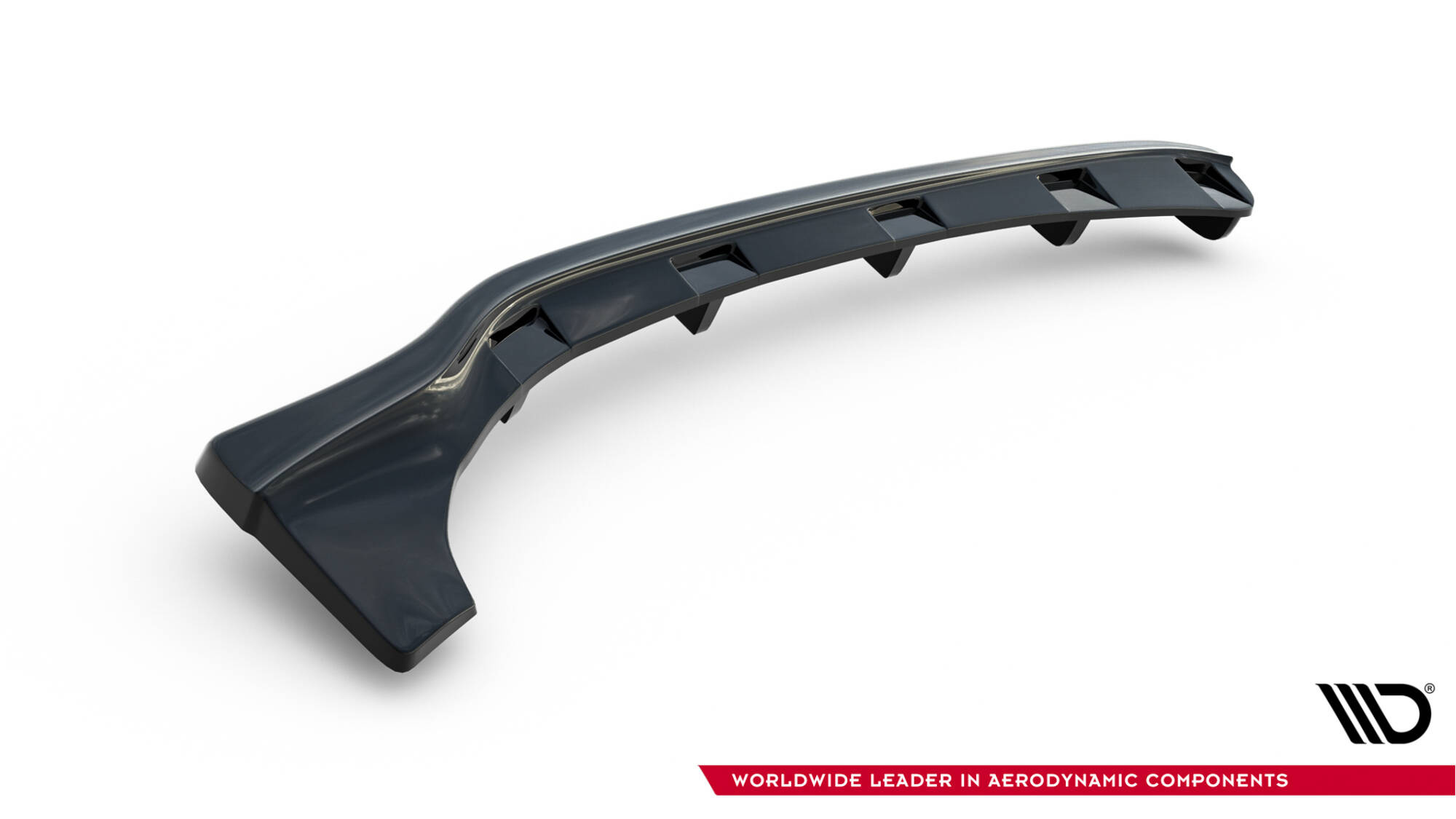 Rear Splitter BMW 3 E46 MPACK COUPE (with vertical bars), Maxton - Futurez