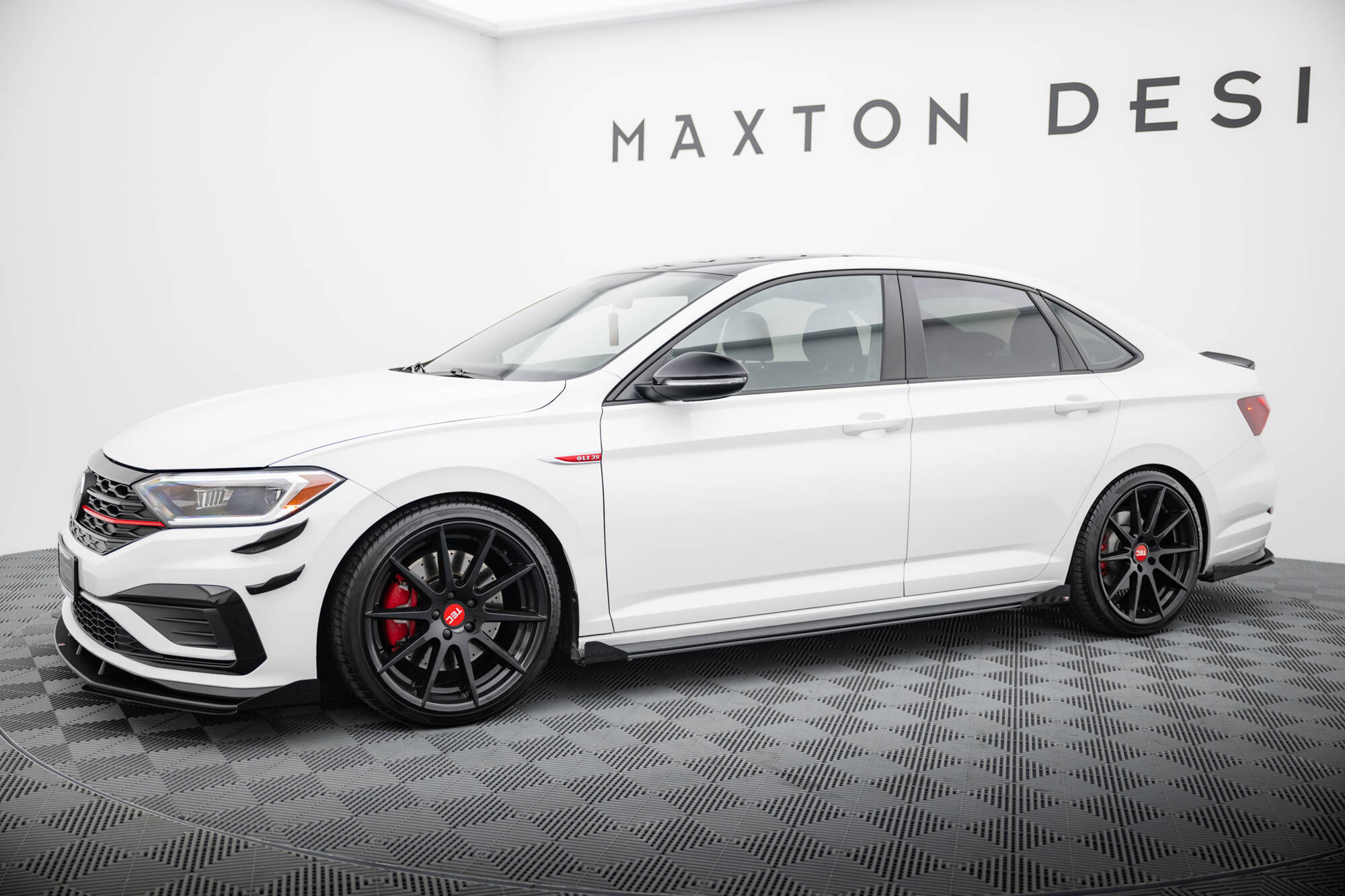 S-Pro Side Skirts Diffusers + Flaps Volkswagen Jetta GLI Mk7, Maxton ...
