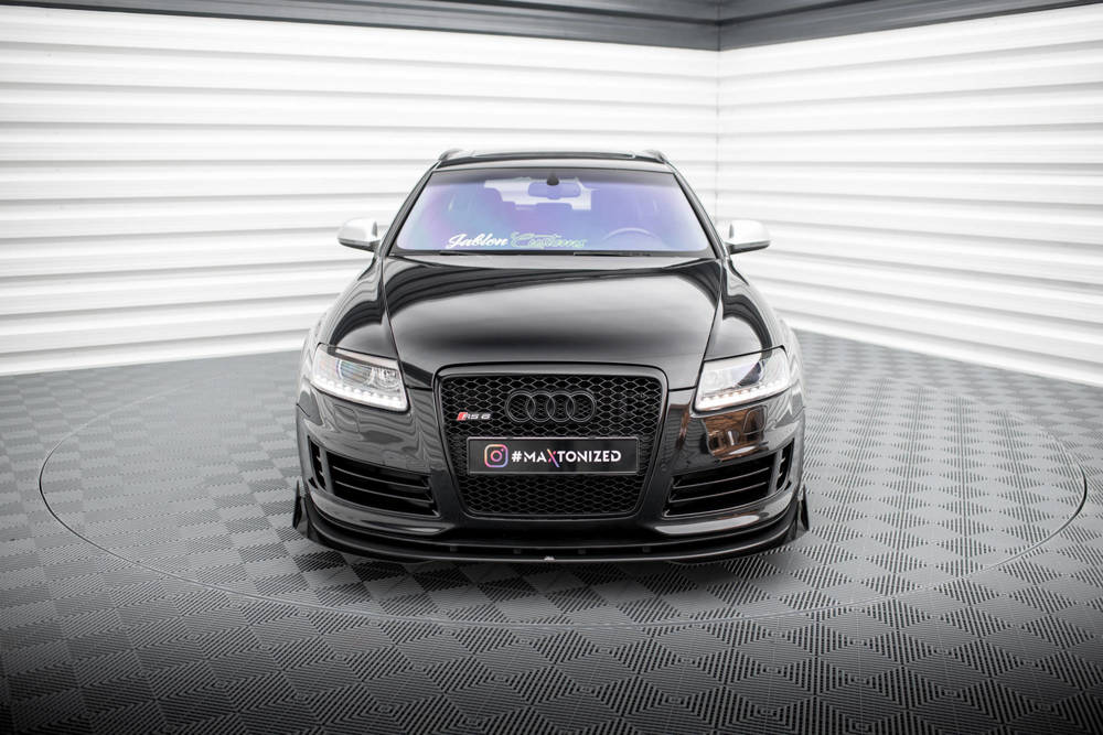 Street Pro Front Splitter + Flaps Audi RS6 Avant C6 - Futurez