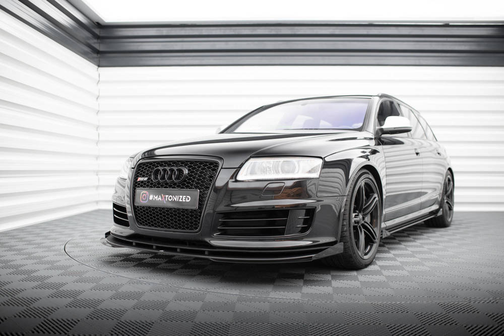 Street Pro Front Splitter + Flaps Audi RS6 Avant C6 - Futurez