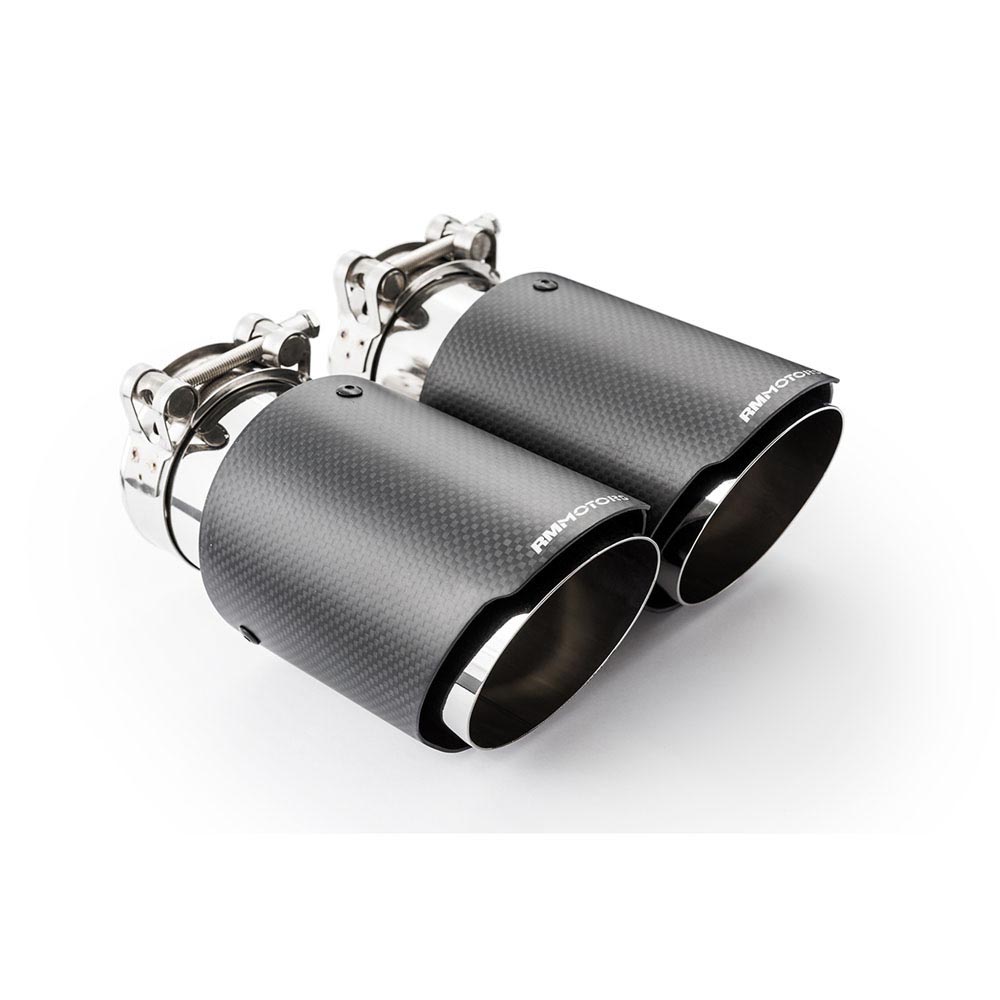 Exhaust tip 101mm carbon fiber, 76mm inlet (RMT-C101-11/76) - Futurez
